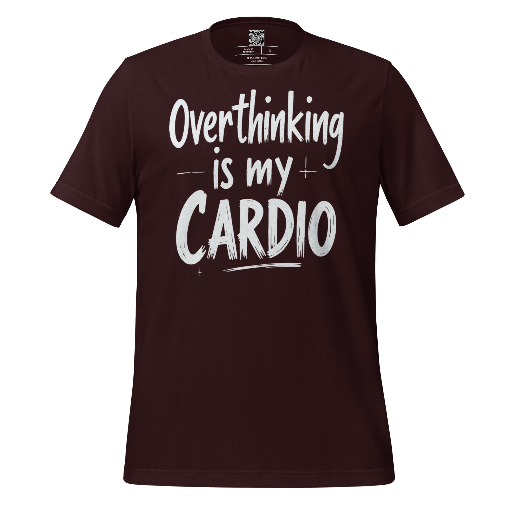 “Overthinking Is My Cardio” T-Shirt – WittyBin.com